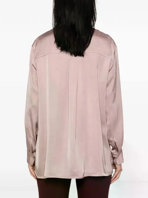 Dixie Satin Finish Spread Collar Shirt