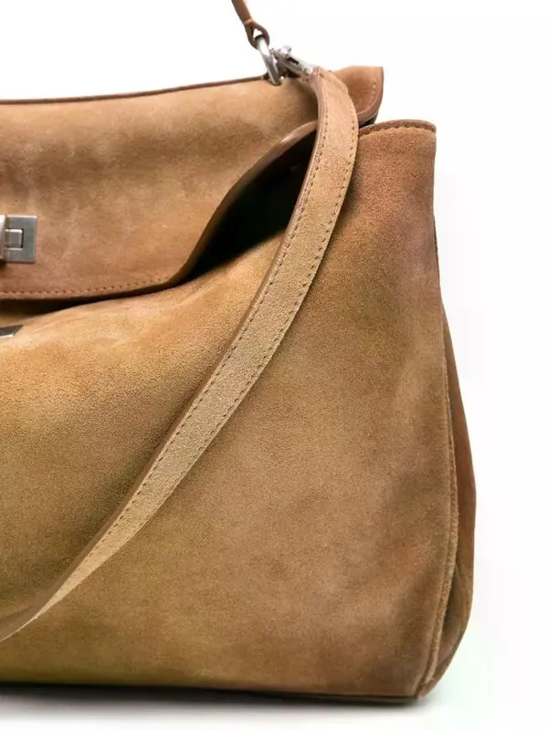 Balenciaga Rodeo Suede Tote Bag