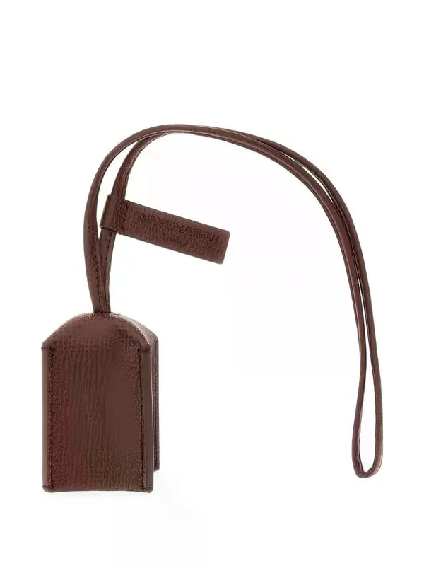 Emporio Armani Grained Leather Bag Charm