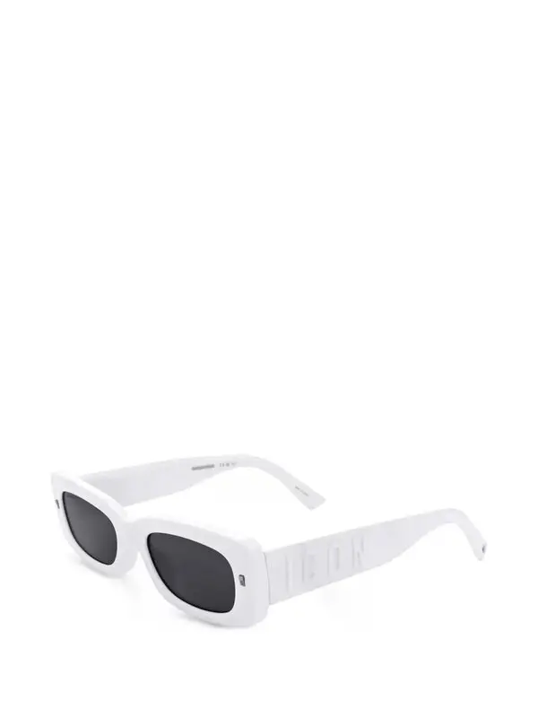 Dsquared2 Rectangle Frame Sunglasses - White