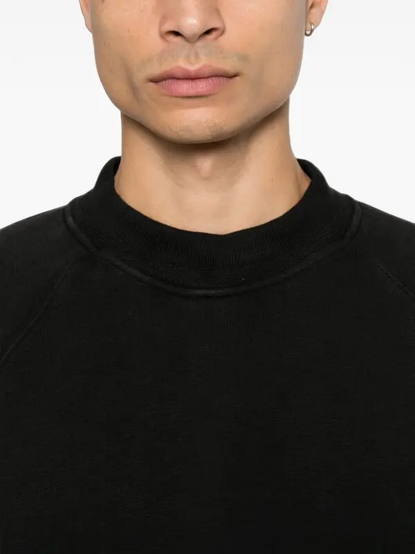 Stone Island Cotton Crewneck Sweatshirt With Logo Patch