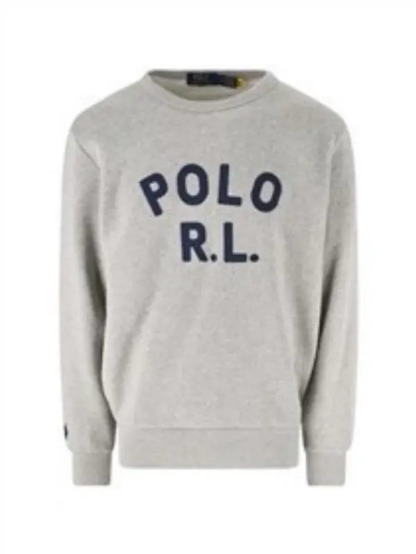 Polo Ralph Lauren Logo Crewneck Sweatshirt - Grey