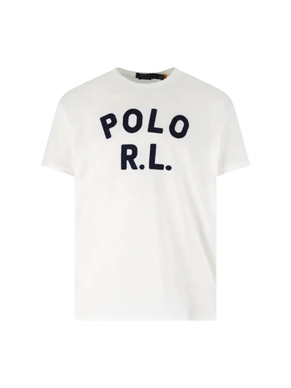 Polo Ralph Lauren Logo Printed Crewnck T-shirt - White