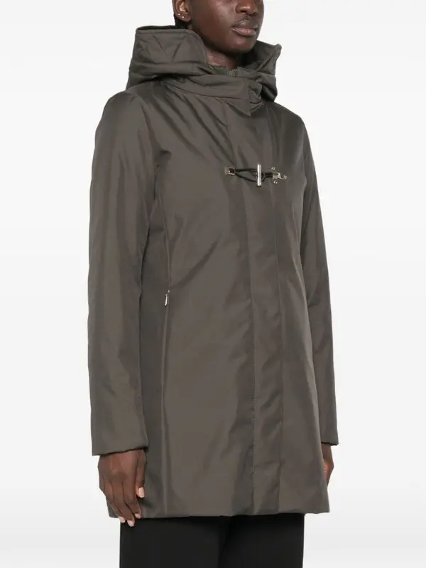FAY Nylon Midi Parka Coat