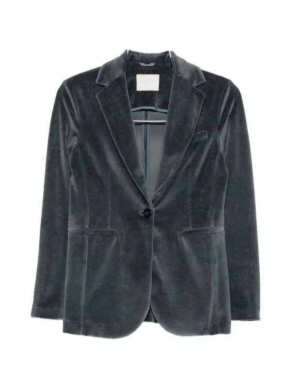 CIRCOLO 1901 Velvet Single-breasted Jacket