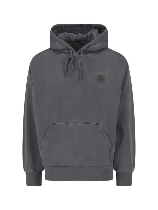 Carhartt Work In Progress Logo Cotton Hoodie