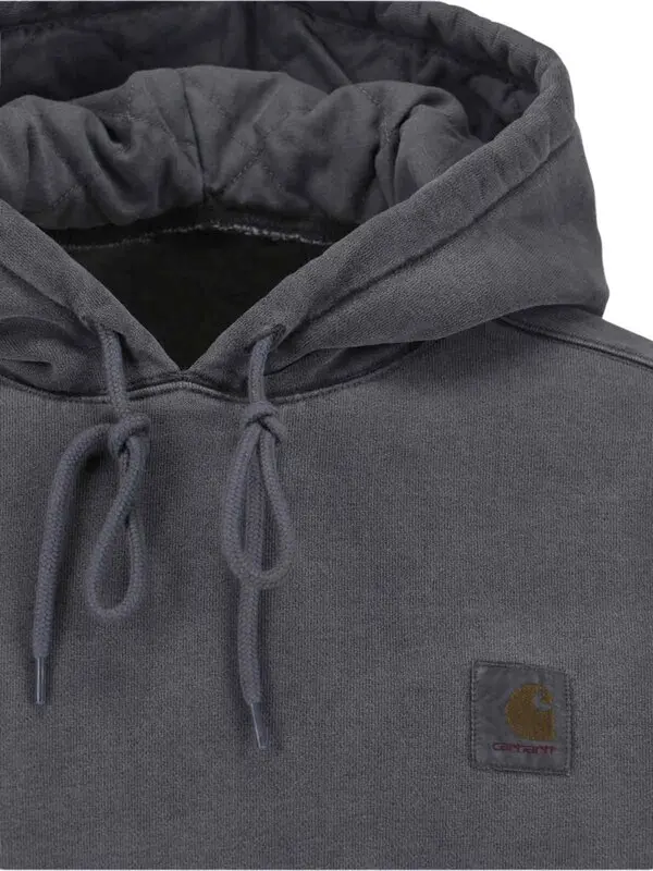 Carhartt Work In Progress Logo Cotton Hoodie