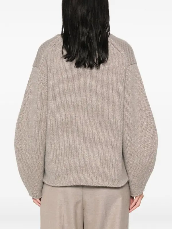 Soft Goat Cashmere V-necked Sweater