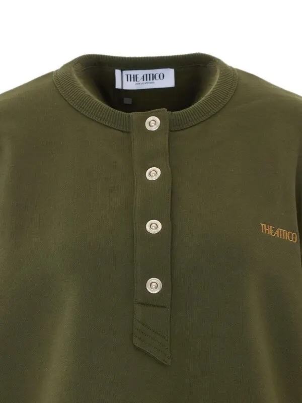 Attico Cotton Crewneck Sweater