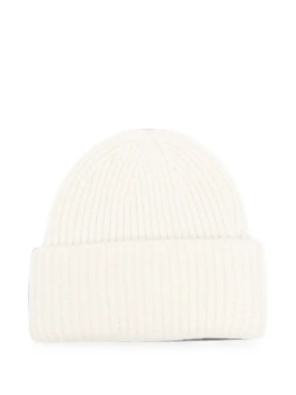 Soft Goat Ribbed Wool Beanie