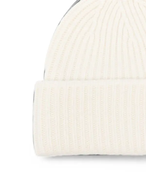 Soft Goat Ribbed Wool Beanie
