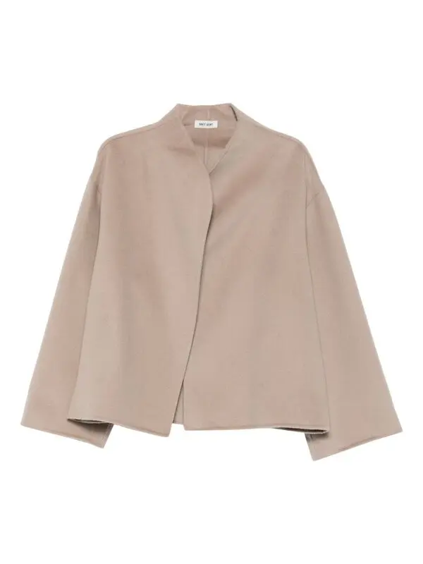 Soft Goat Wool Cape - Beige