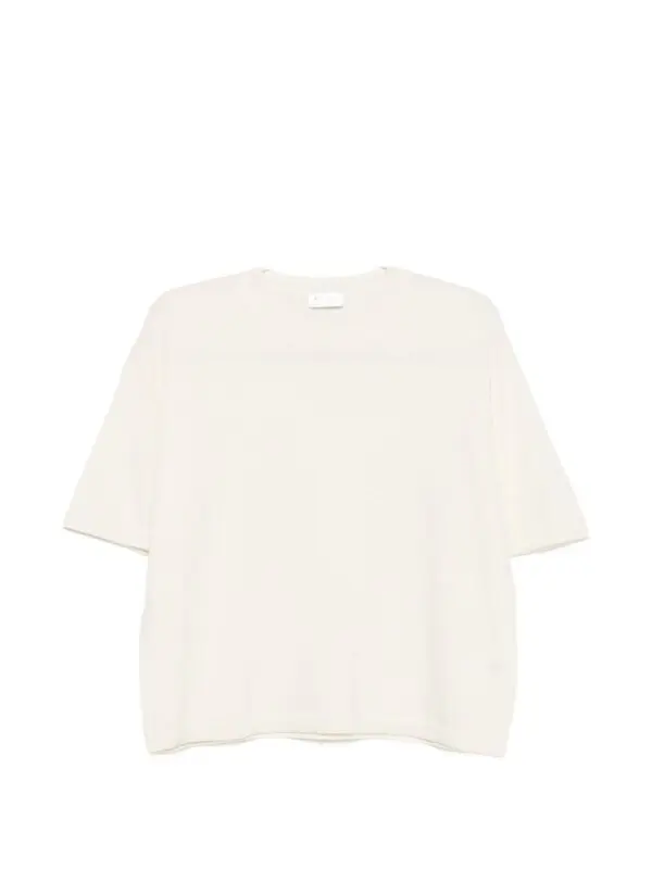 Soft Goat Cashmere T-shirt - White