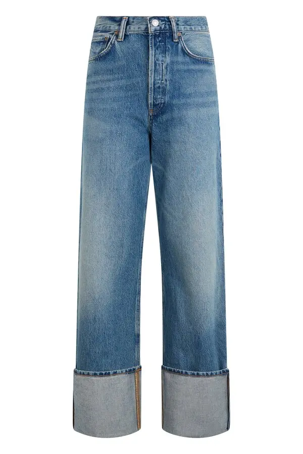 AGOLDE Loose-fit Cuff Jeans - Denim