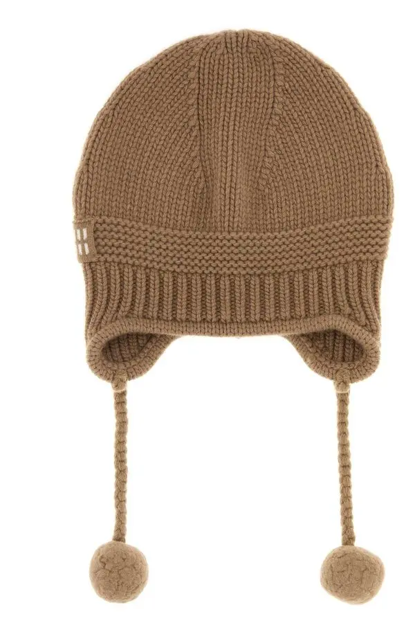 Miu Miu Wool-cashmere Beanie Hat - Camel