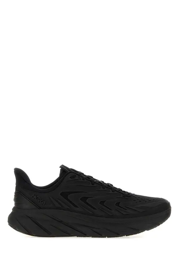 Hoka One One Clifton Rubber Sneakers - Black
