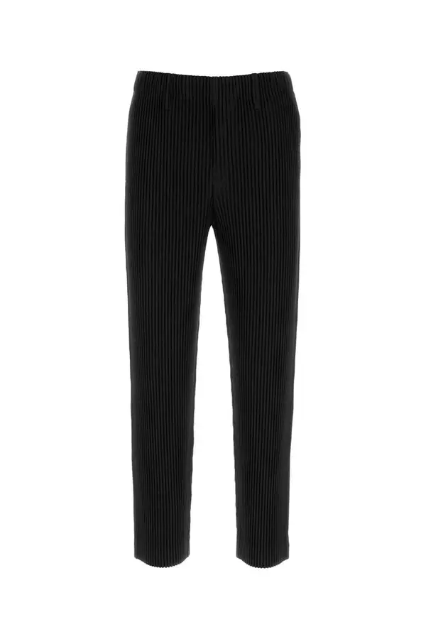 Issey Miyake Homme Plissé Pleated Polyester Trousers