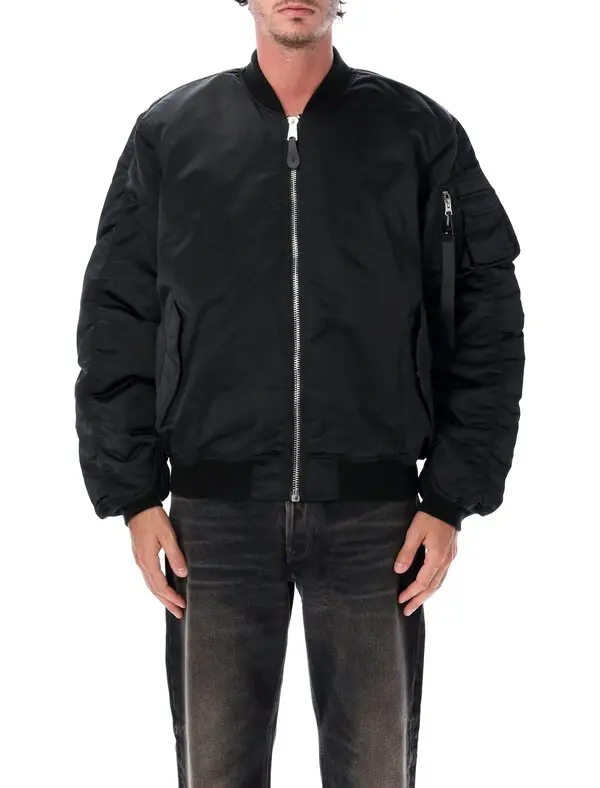 Alpha Industries Padded Bomber Jacket - Nero