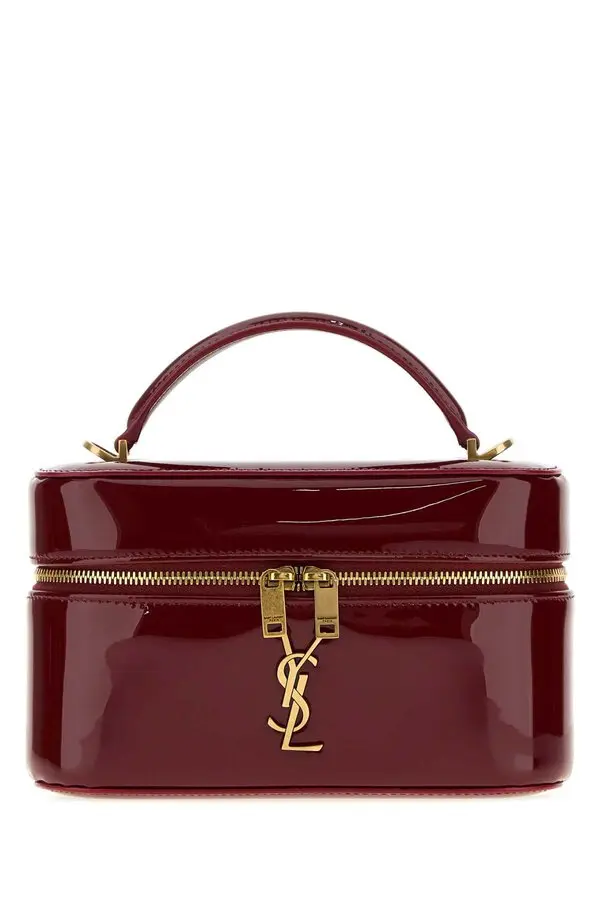 Saint Laurent Gaby Handbag In Leather - Red