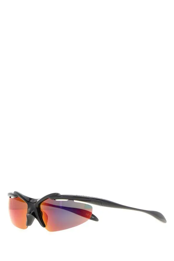 Balenciaga Acetate Sports Sunglasses - Black