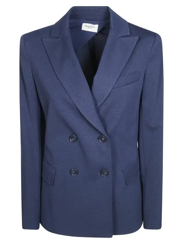 Max Mara Wkdcolibri Milano Knit Double Breasted Jacket