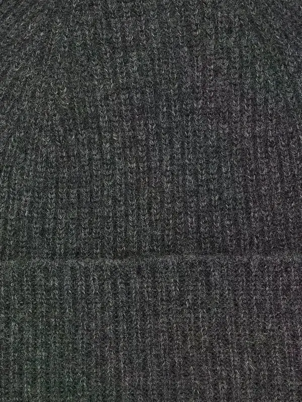 BALLANTYNE Ribbed Cashmere Beanie Hat