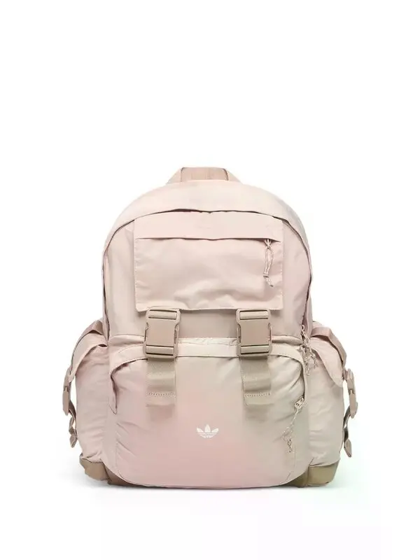 Adidas Logo Print Buckle-fastening Backpack - Pink