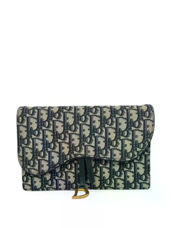Dior Saddle Oblique Clutch Bag
