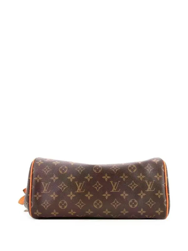 LOUIS VUITTON Monogram Canvas Pm Satchel Handbag - Brown