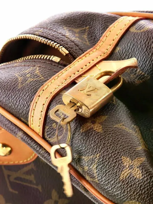 LOUIS VUITTON Monogram Canvas Pm Satchel Handbag