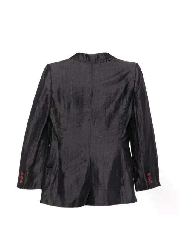 Moschino Single-breasted Slub Texture Blazer