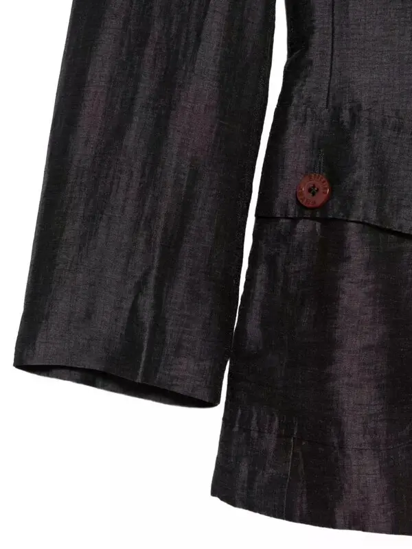 Moschino Single-breasted Slub Texture Blazer