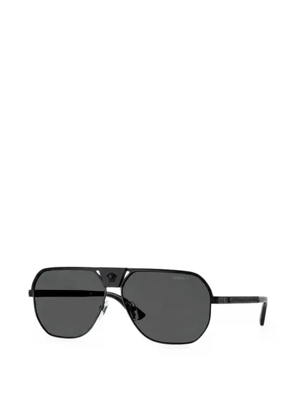 Versace Greca Flow Navigator Sunglasses