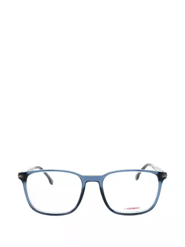 Carrera Eyewear Rectangular Full Rim Plastic Eyeglasses - Blue