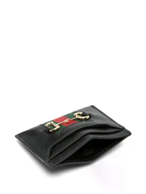 Gucci Horsebit Web Card Case