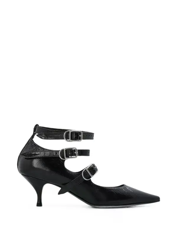 VIVIENNE WESTWOOD Napoli Kitten Buckle-strap Pumps