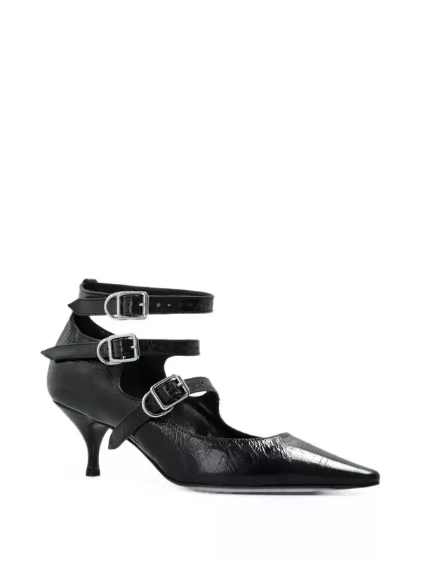 VIVIENNE WESTWOOD Napoli Kitten Buckle-strap Pumps