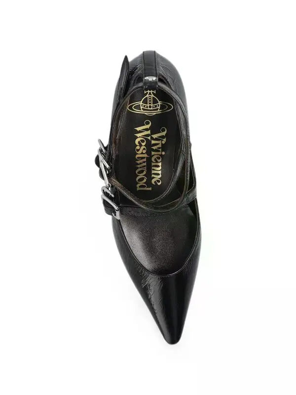 VIVIENNE WESTWOOD Napoli Kitten Buckle-strap Pumps
