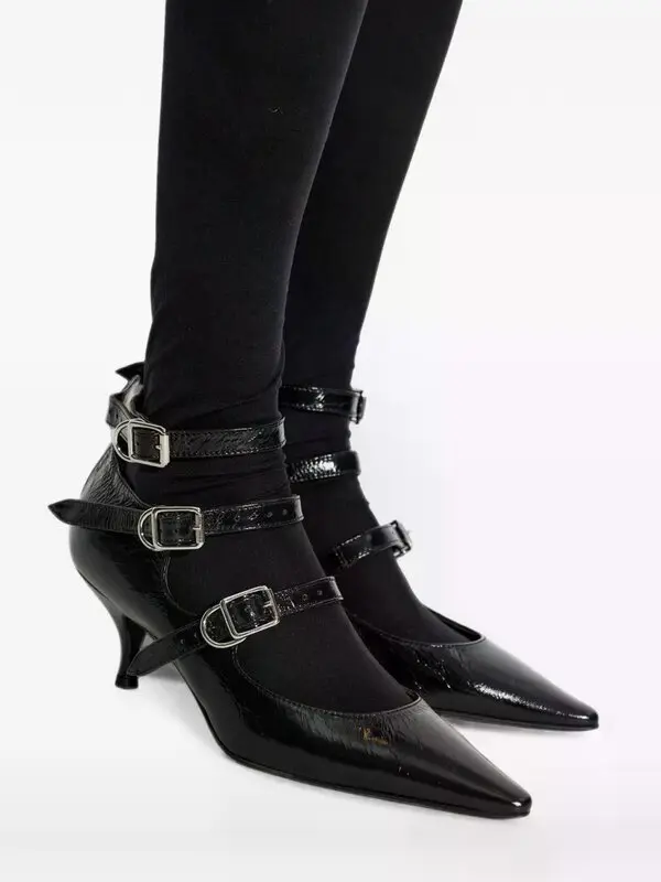 VIVIENNE WESTWOOD Napoli Kitten Buckle-strap Pumps