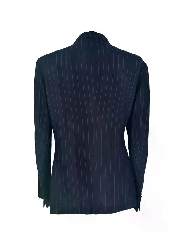 Giorgio Armani Double-breasted Pinstripe Blazer