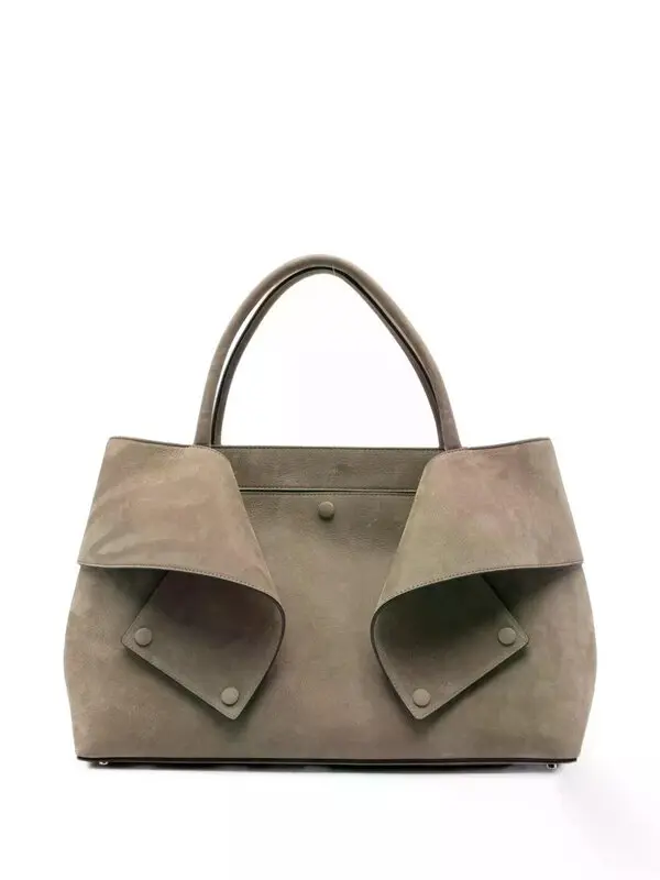 TOTEME Mercer Nubuck Leather Tote Bag - Grey