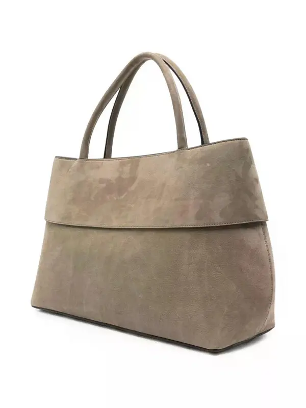 TOTEME Mercer Nubuck Leather Tote Bag - Grey