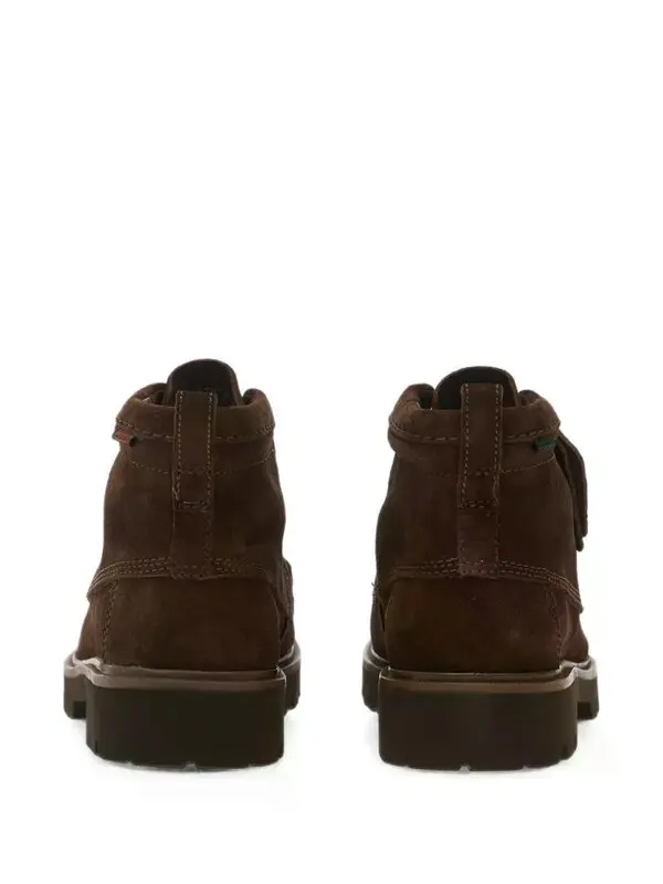 Clarks Lace-up Suede Boots - Brown