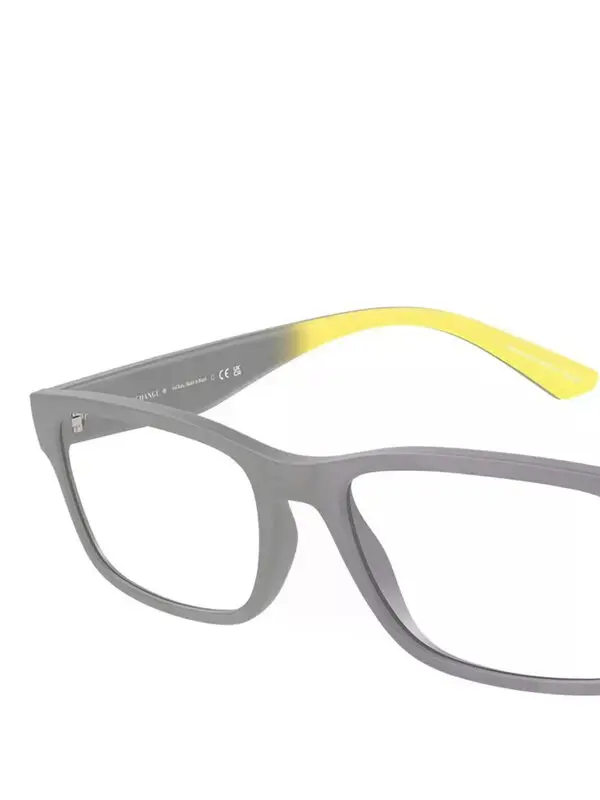 Armani Exchange Matte Rectangle Frame Eyeglasses