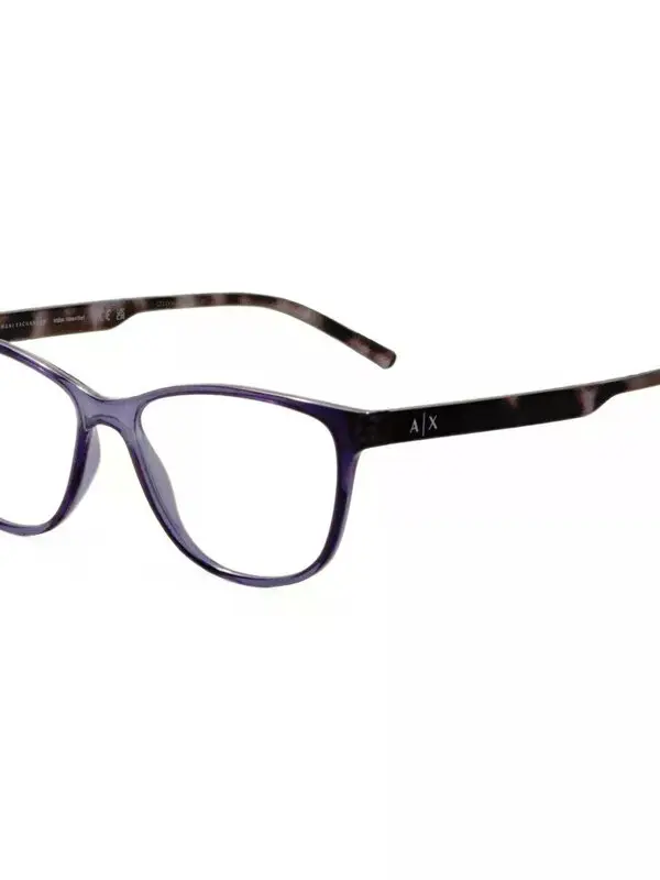 Armani Exchange Tortoiseshell-effect Rectangle-frame Glasses