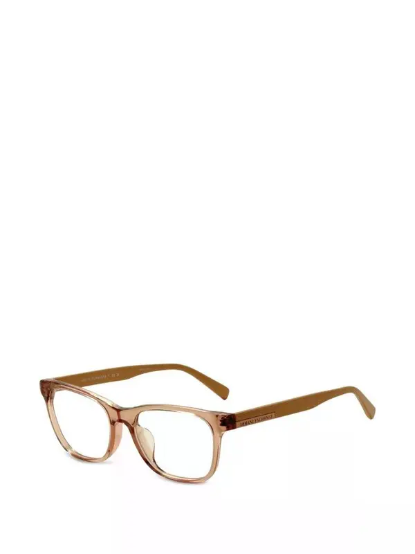 Armani Exchange Square Frame Eyeglasses - Neutrals