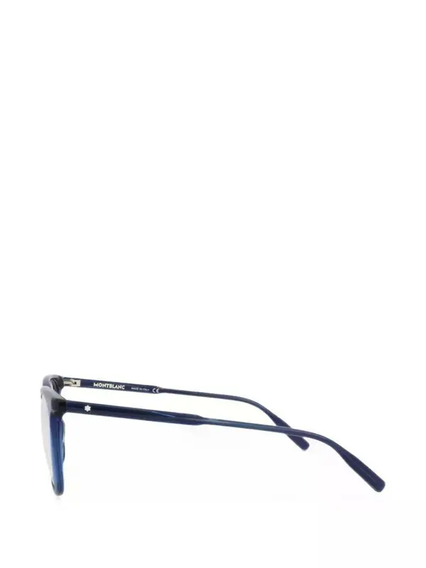 Montblanc Round-frame Logo-plaque Glasses