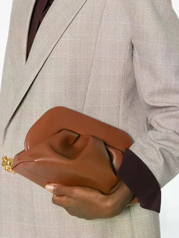 THEMOIRE Bios Ruched Clutch Bag