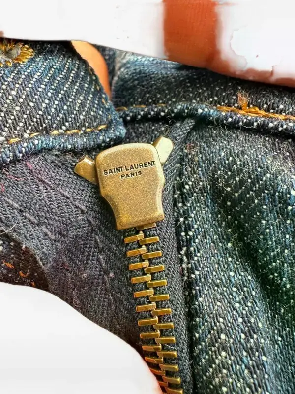 Saint Laurent Cropped-hem Shorts