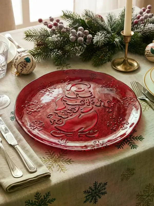 IVV Snowman Embossed Plate